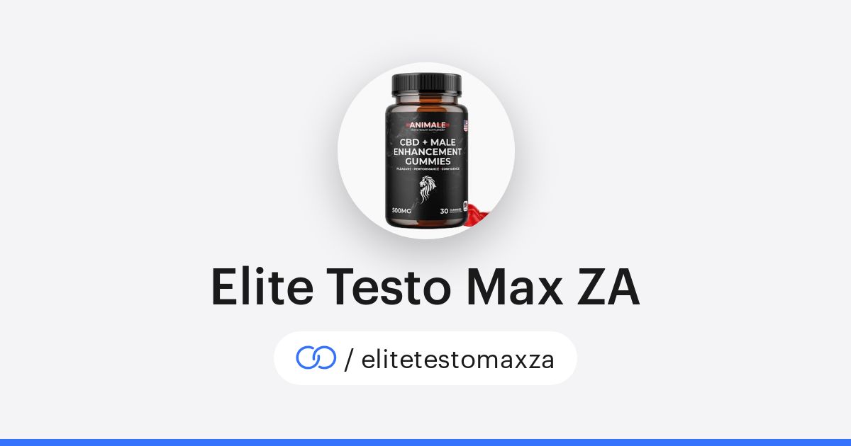 Elite Testo Max ZA (/elitetestomaxza) · solo.to
