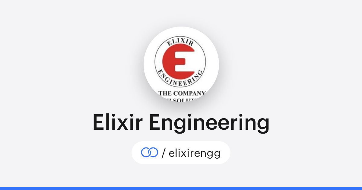 Elixir Engineering (/elixirengg) · solo.to