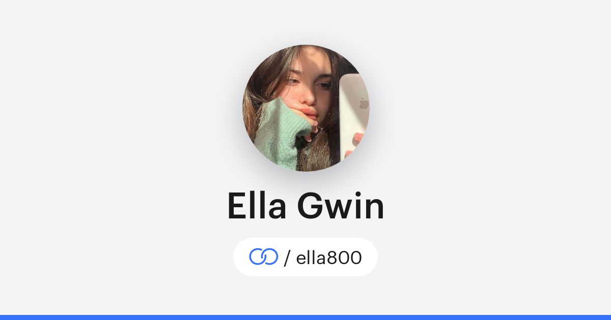Ella Gwin (/ella800) · solo.to
