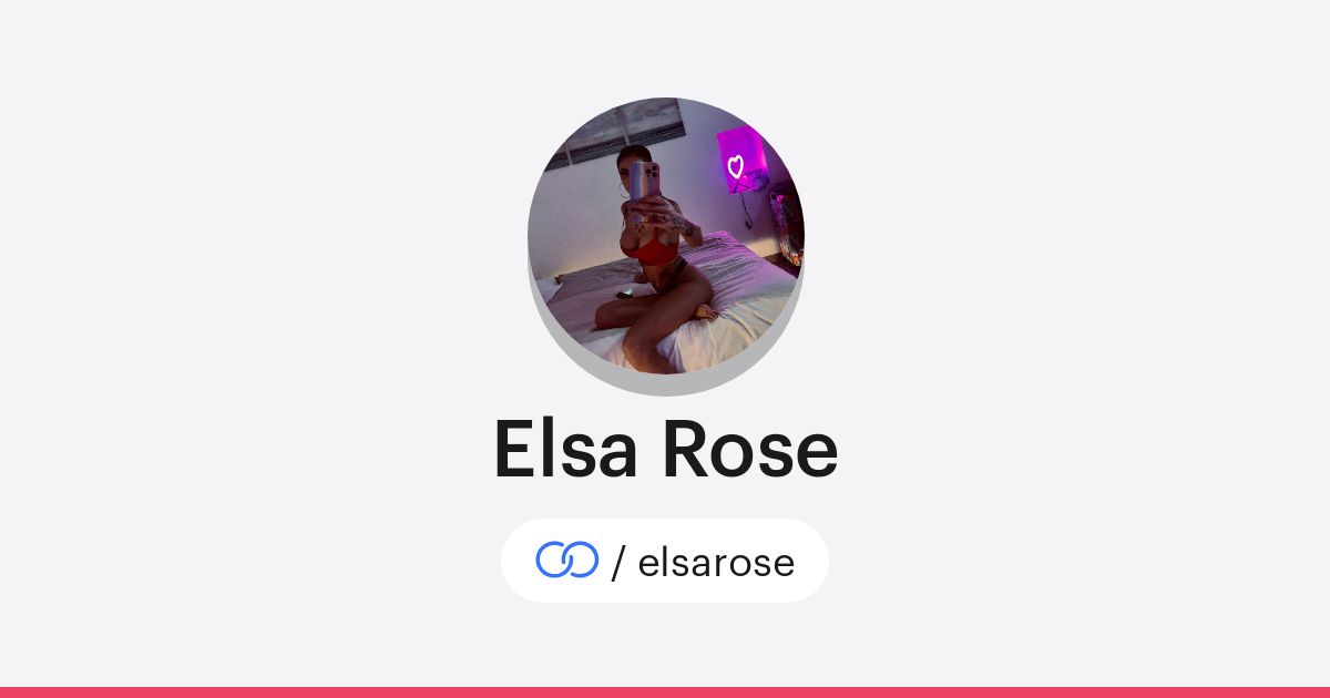 Elsa Rose (/elsarose) · solo.to