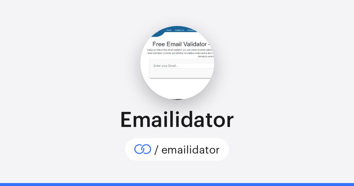 Emailidator · solo.to