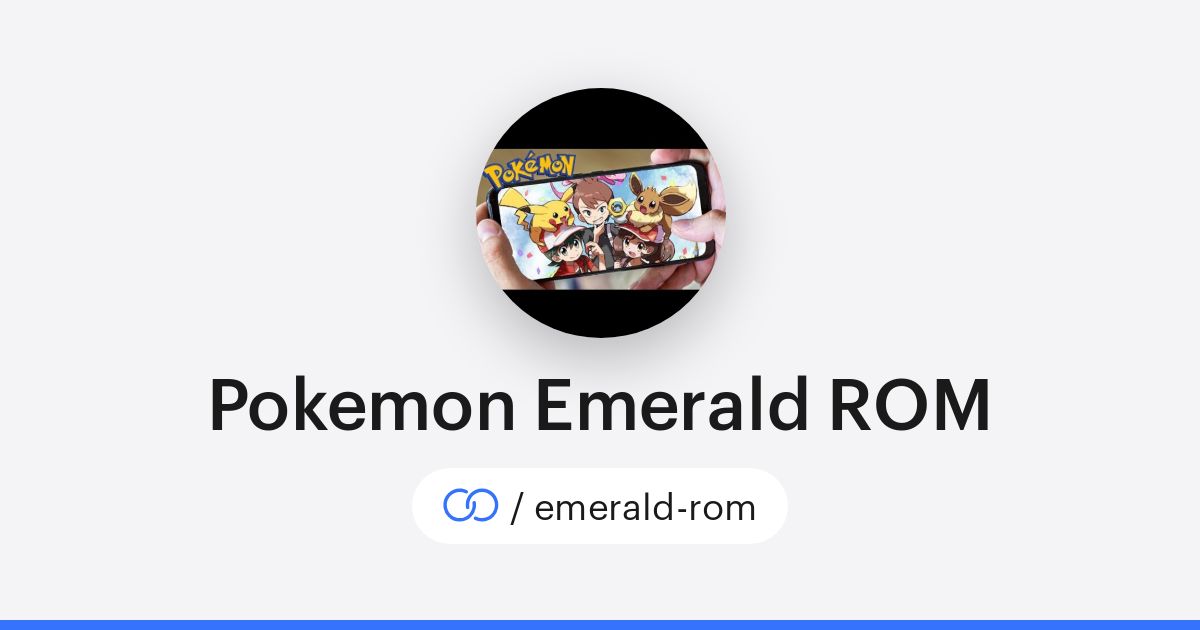 Pokemon Emerald ROM (/emerald-rom) · solo.to