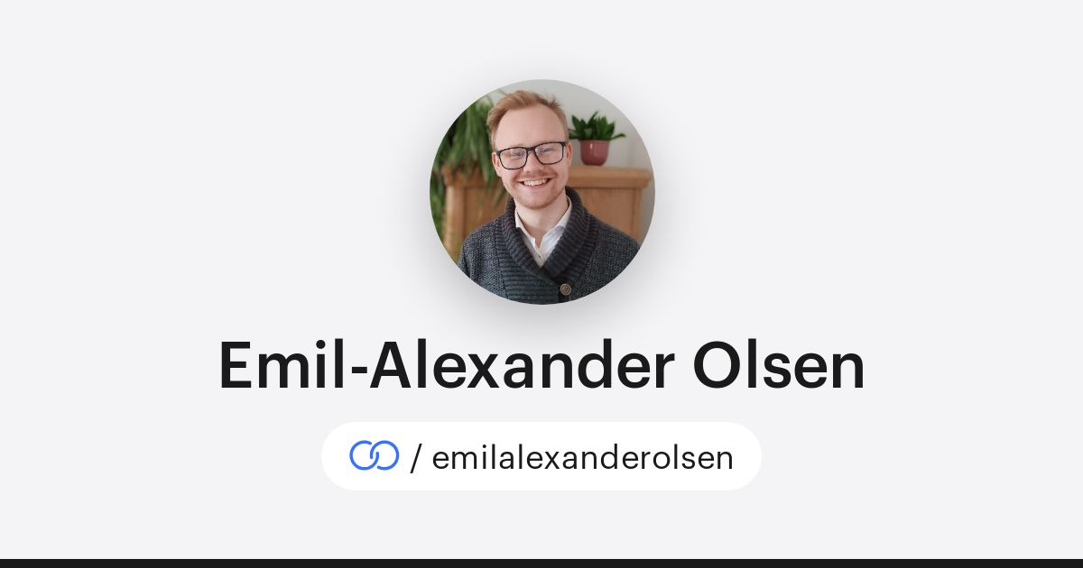 Emil-Alexander Olsen (/emilalexanderolsen) · solo.to