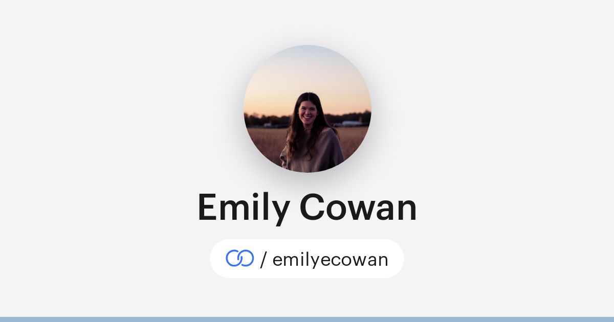 Emily Cowan (/emilyecowan) · solo.to