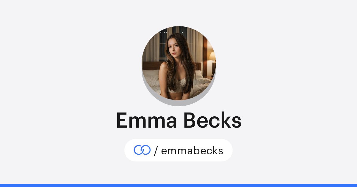 Emma Becks (/emmabecks) · solo.to