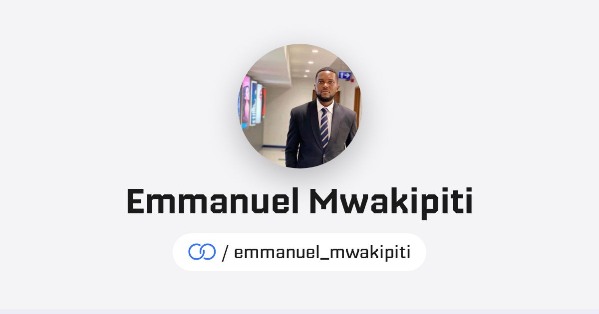 Emmanuel Mwakipiti (/emmanuel_mwakipiti) · solo.to