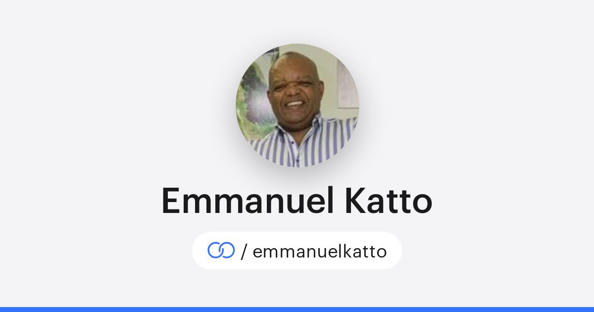 Emmanuel Katto (/emmanuelkatto) · solo.to