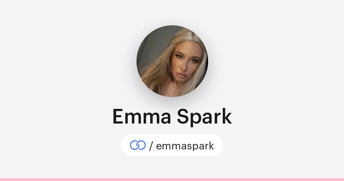 Emma Spark (/emmaspark) · solo.to