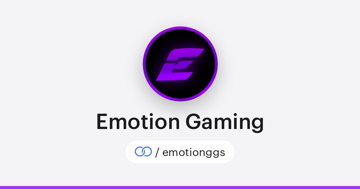Emotion Gaming (/emotionggs) · solo.to