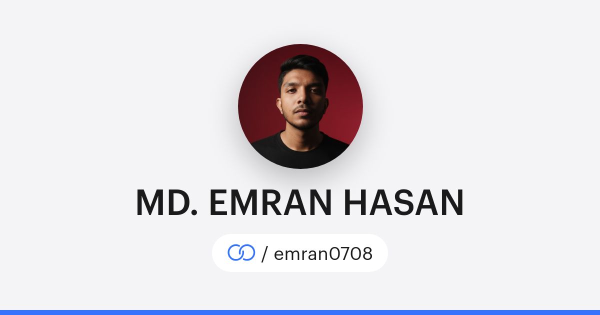 MD. EMRAN HASAN (/emran0708) · solo.to