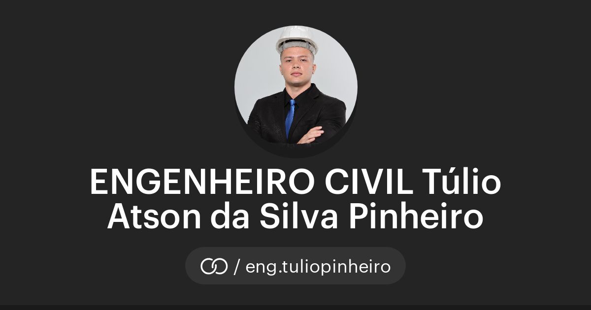 Eng. Túlio Pinheiro (/eng.tuliopinheiro) · solo.to