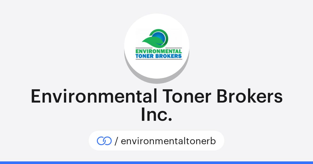 Environmental Toner Brokers Inc. (/environmentaltonerb) · solo.to
