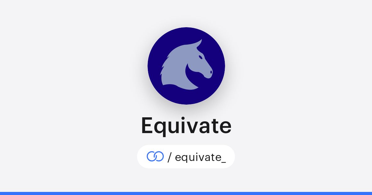 Equivate (/equivate_) · solo.to