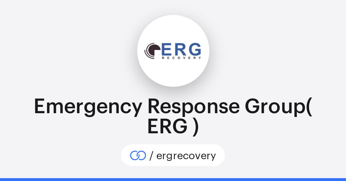 Emergency Response Group( ERG ) (/ergrecovery) · solo.to