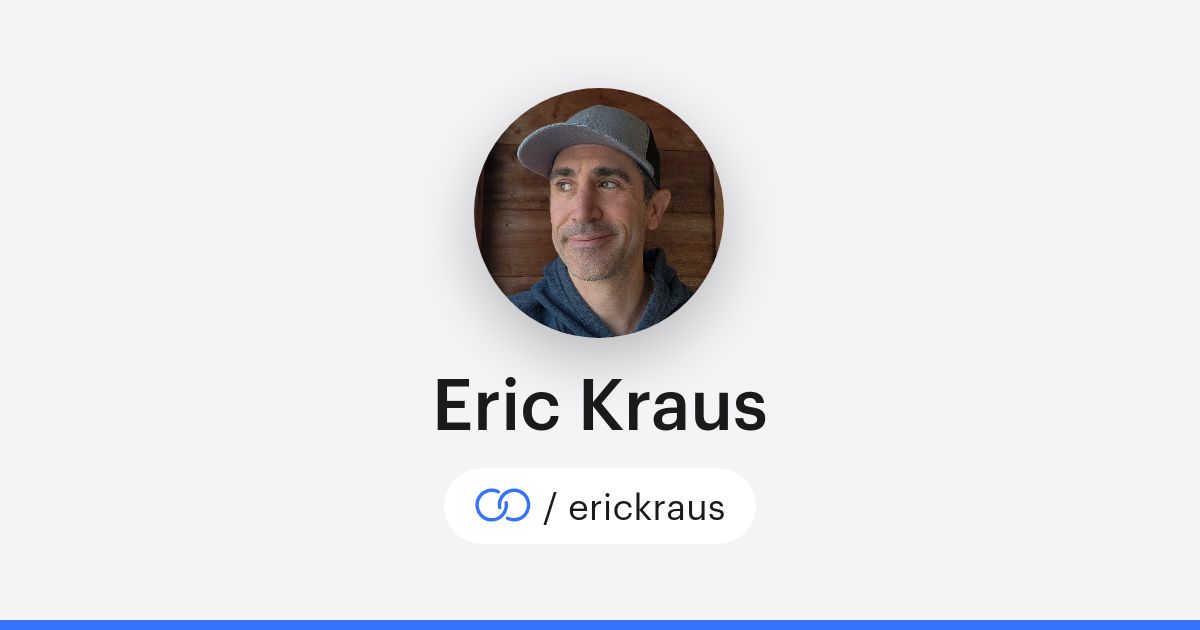 Eric Kraus (/erickraus) · solo.to