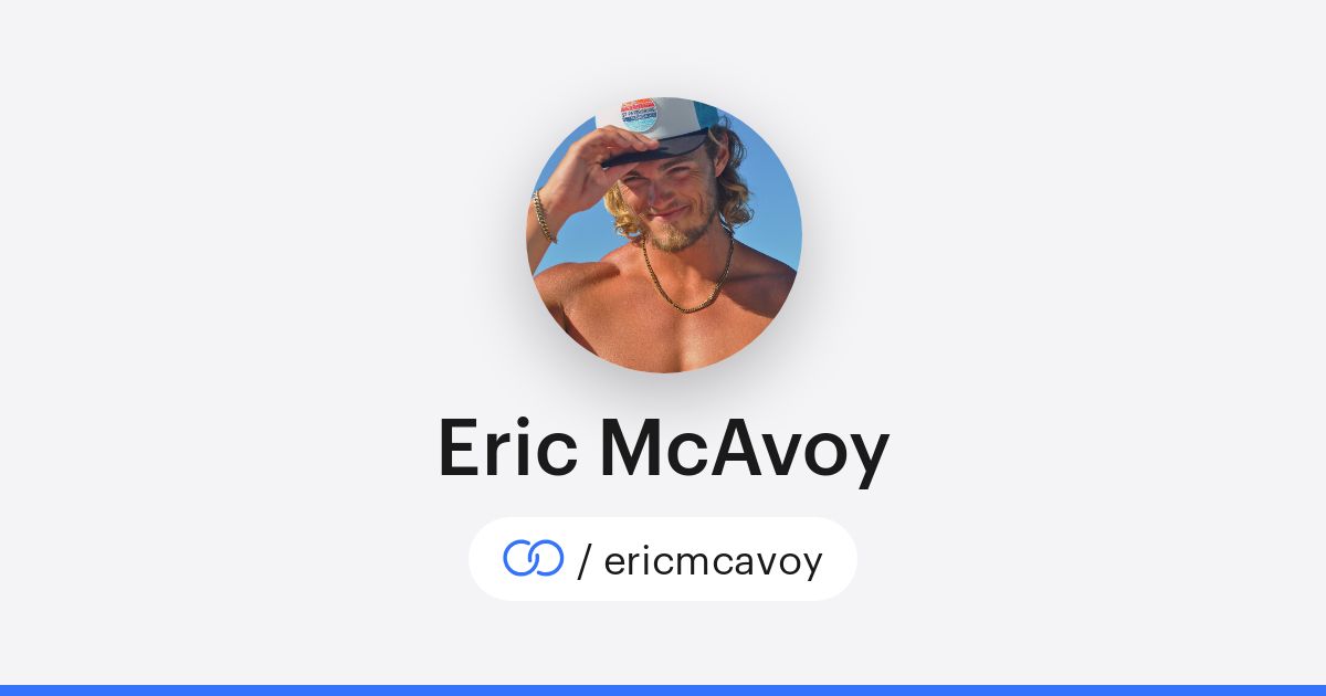 Eric McAvoy (/ericmcavoy) · solo.to