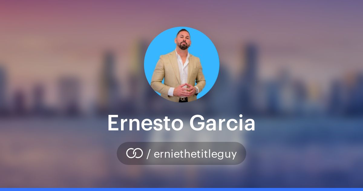 Ernesto Garcia (/erniethetitleguy) · solo.to