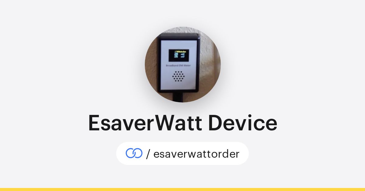 EsaverWatt Device (/esaverwattorder) · solo.to