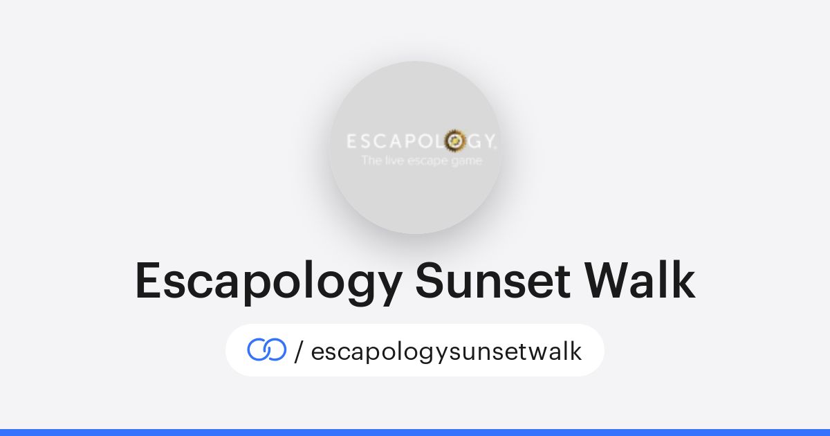 Escapology Sunset Walk (/escapologysunsetwalk) · solo.to