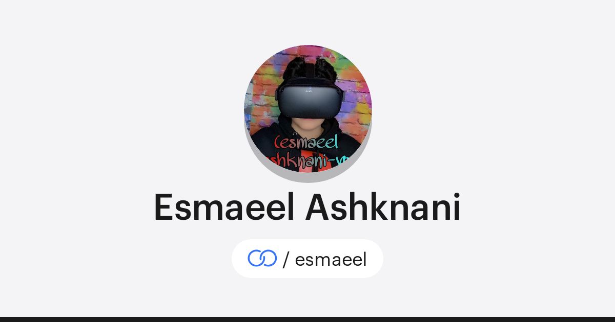 Esmaeel Ashknani (/esmaeel) · solo.to