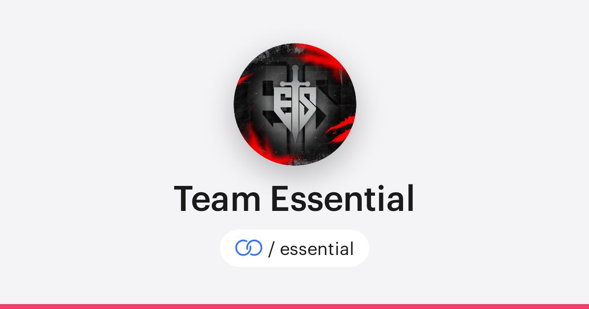 Team Essential (/essential) · solo.to