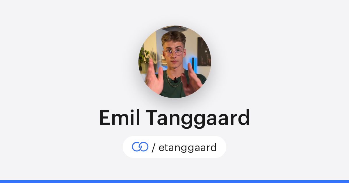 Emil Tanggaard (/etanggaard) · solo.to