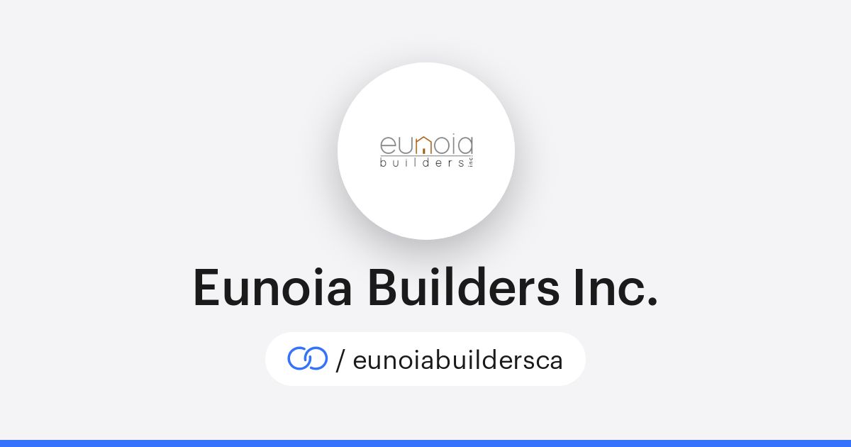 Eunoia Builders Inc. (/eunoiabuildersca) · solo.to