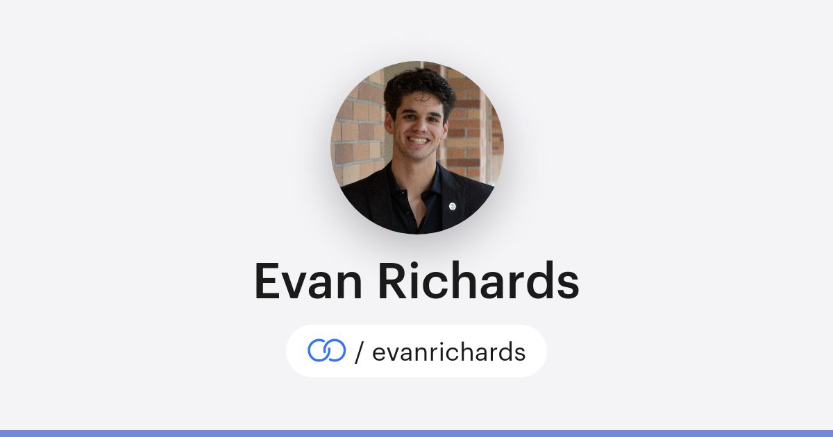Evan Richards (/evanrichards) · solo.to