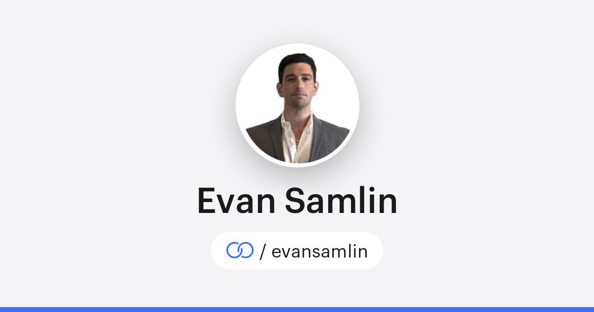 Evan Samlin (/evansamlin) · solo.to