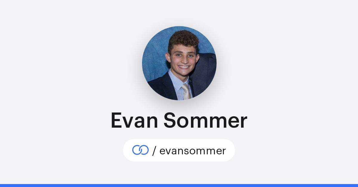 Evan Sommer (/evansommer) · solo.to