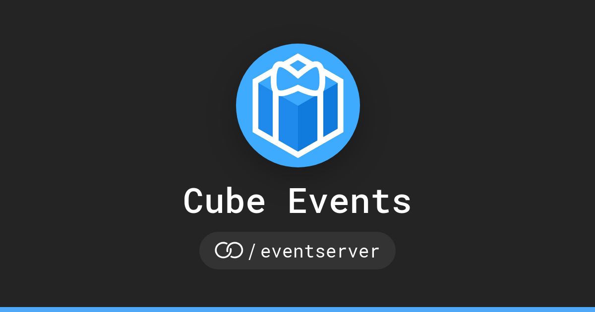 Cube Events (/eventserver) · solo.to