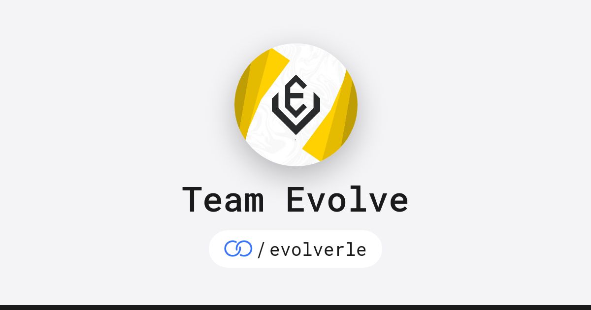 Team Evolve (/evolverle) · solo.to