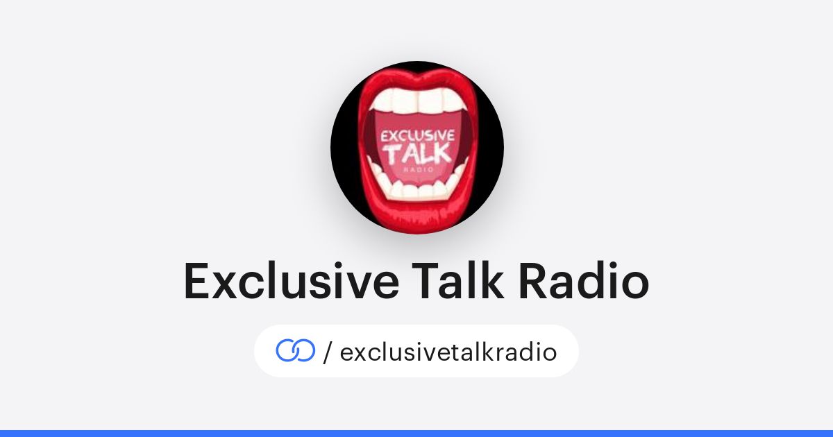 Exclusive Talk Radio (/exclusivetalkradio) · solo.to