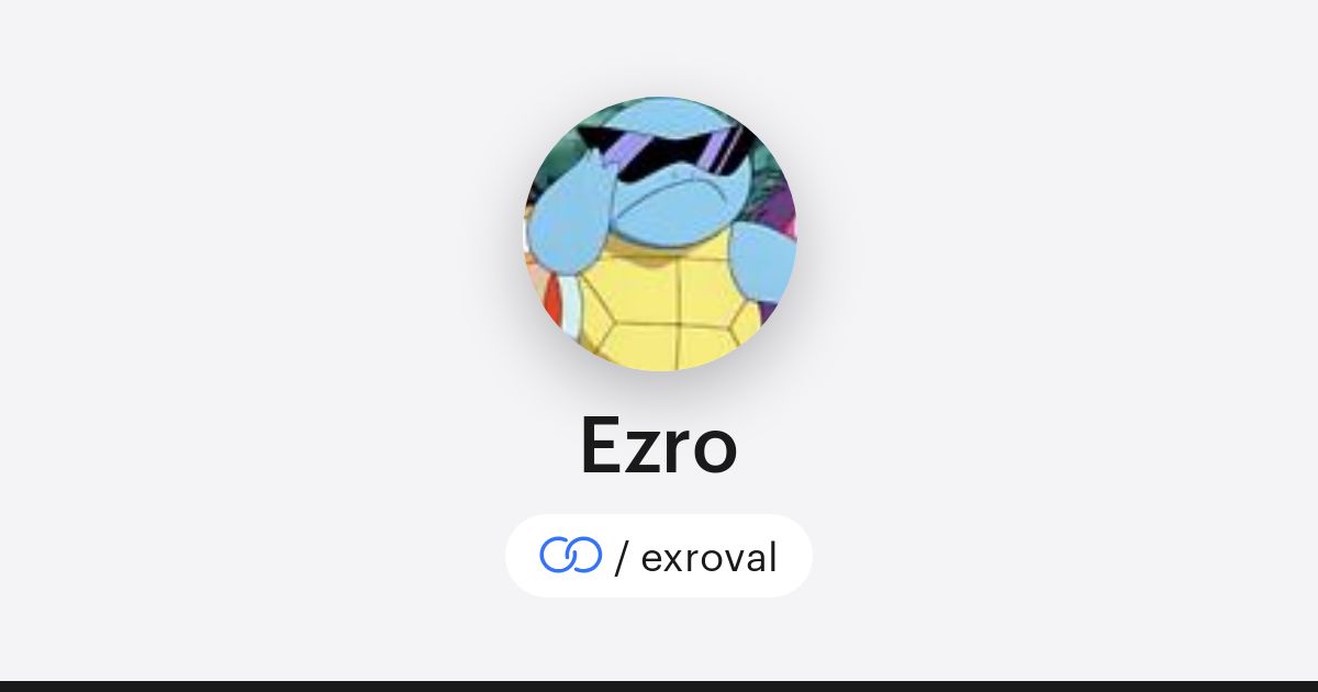 Ezro (/exroval) · solo.to