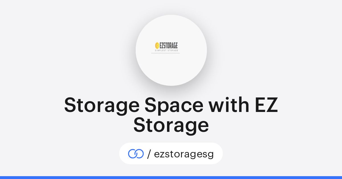 Storage Space with EZ Storage (/ezstoragesg) · solo.to