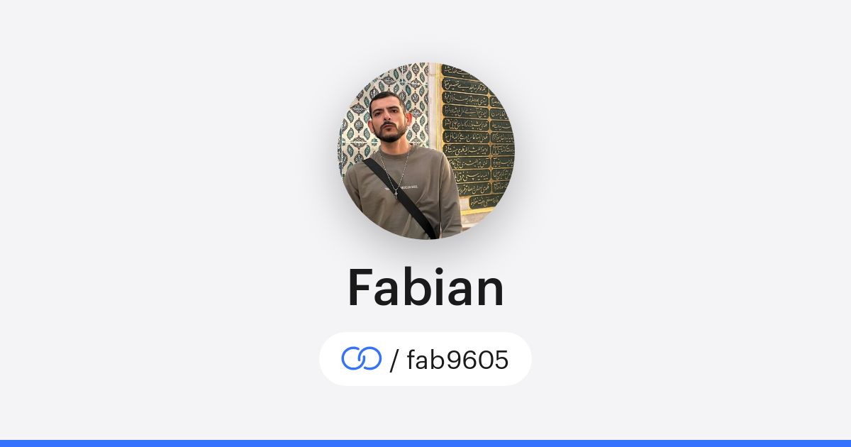 Fabian (/fab9605) · solo.to