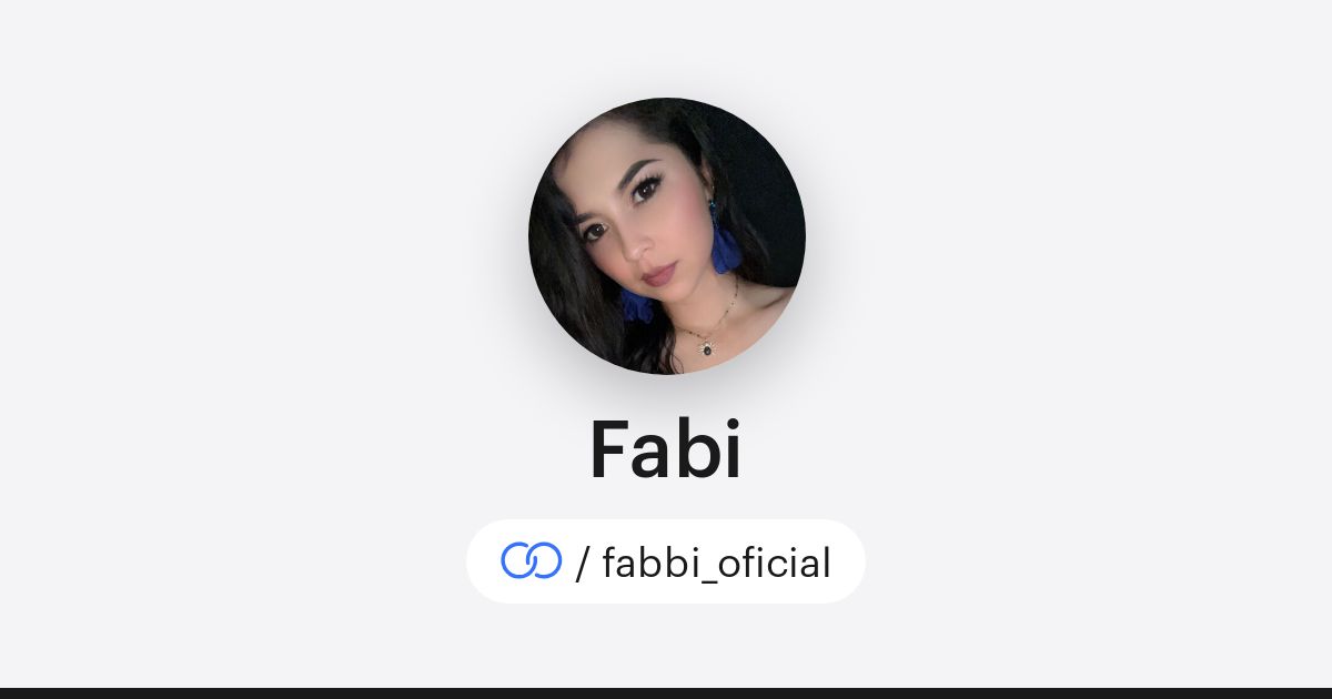 Fabi (/fabbi_oficial) · solo.to