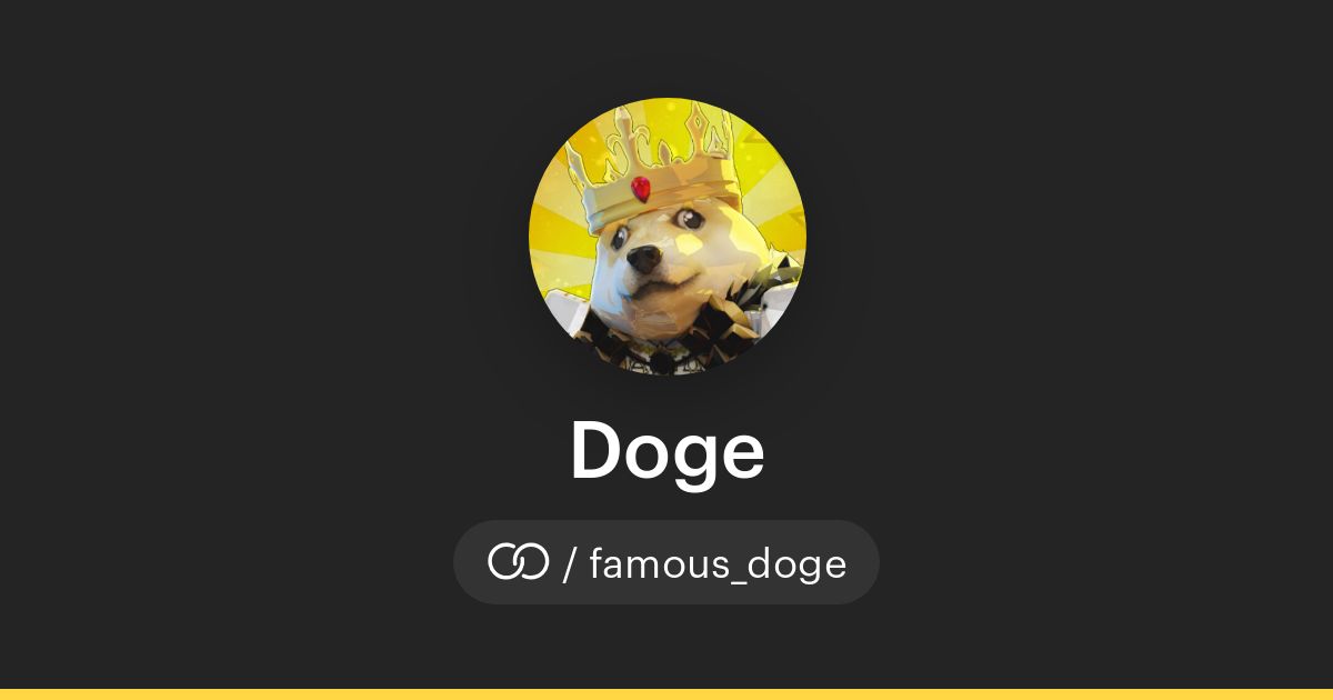Doge (/famous_doge) · solo.to