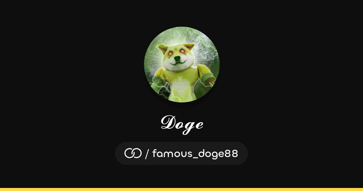 𝓓𝓸𝓰𝓮 (/famous_doge88) · solo.to