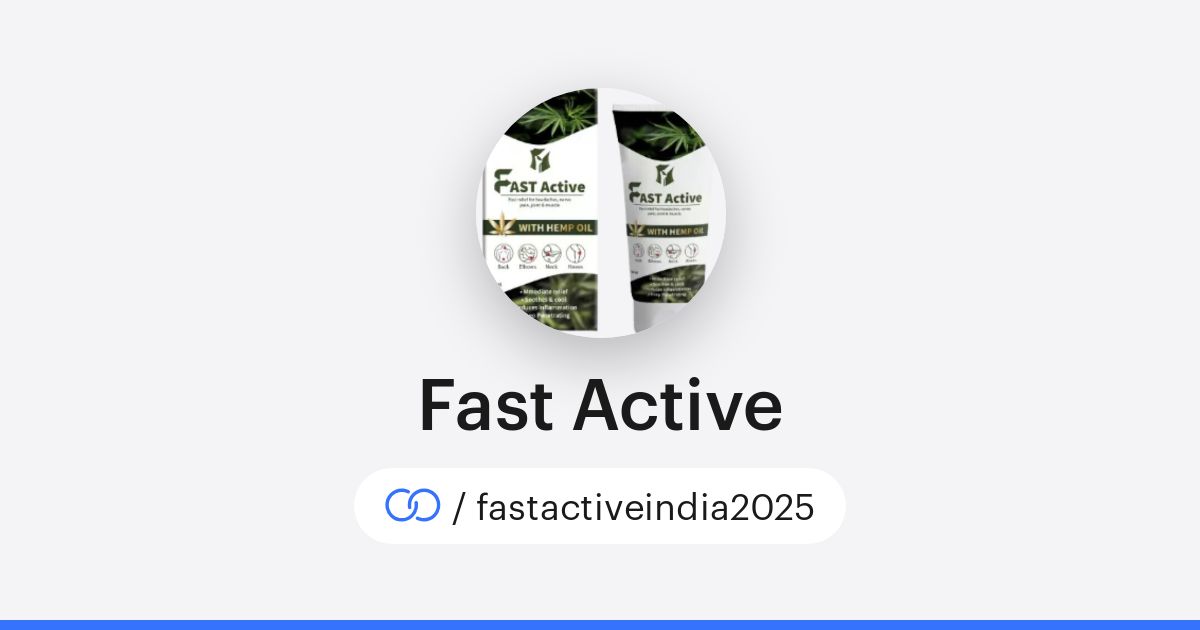 Fast Active (/fastactiveindia2025) · solo.to
