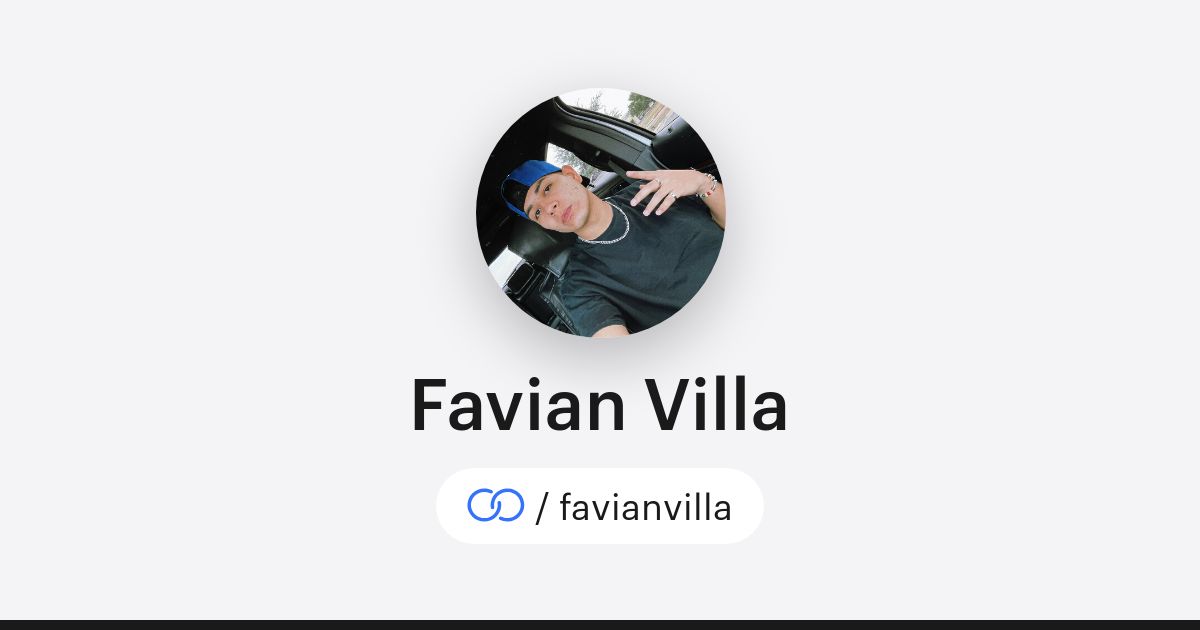 Favian Villa (/favianvilla) · solo.to
