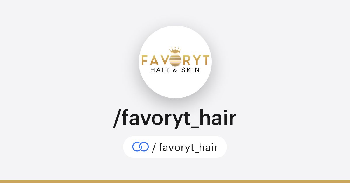 /favoryt_hair · solo.to