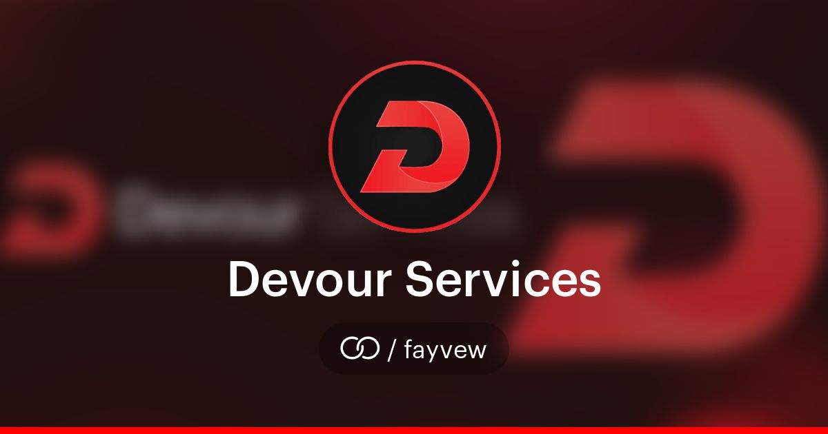 Devour Services (/fayvew) · solo.to