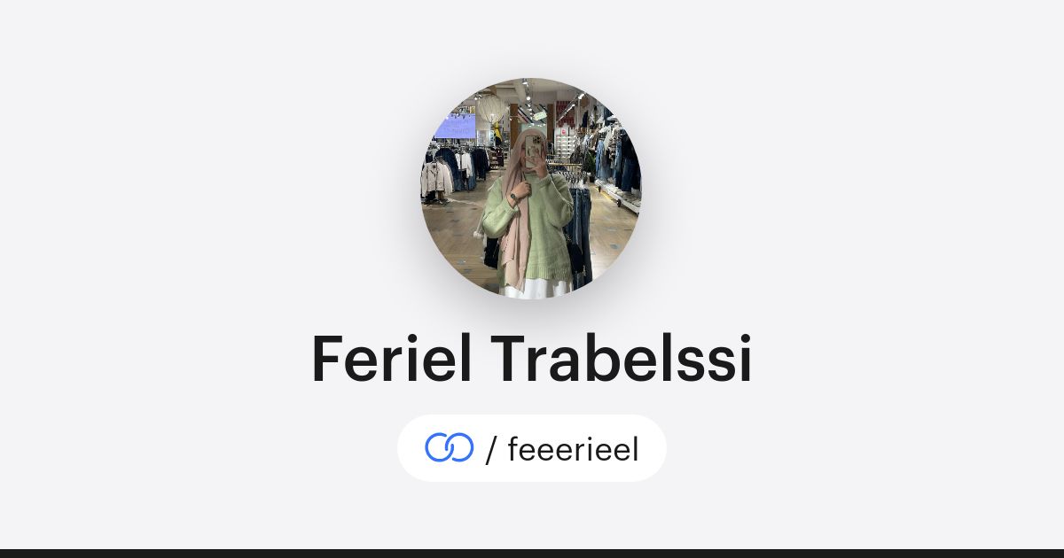 Feriel Trabelssi (/feeerieel) · solo.to
