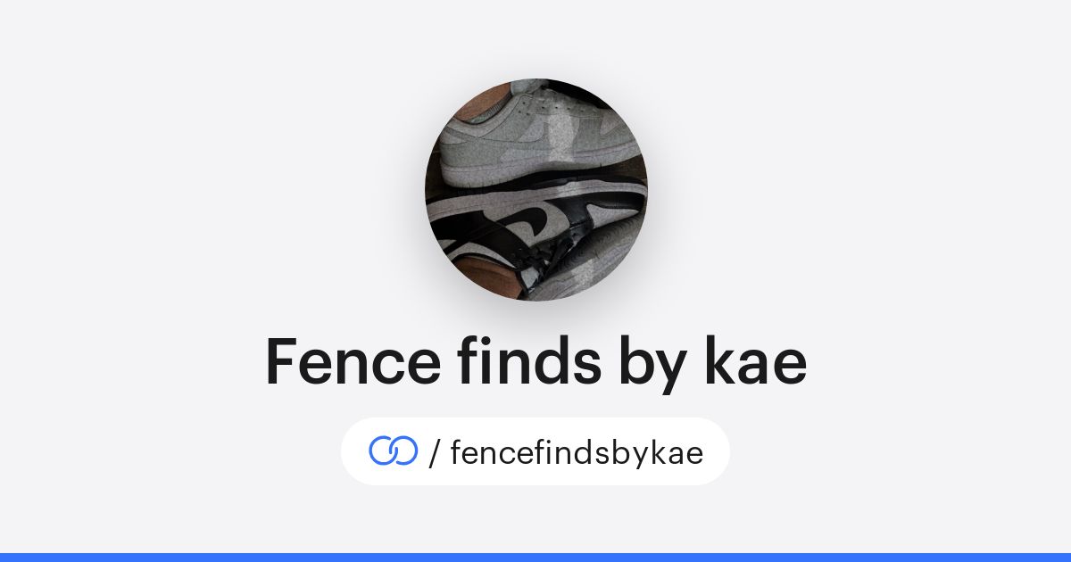 Fence finds by kae (/fencefindsbykae) · solo.to