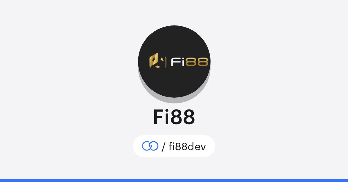 Fi88 (/fi88dev) · solo.to