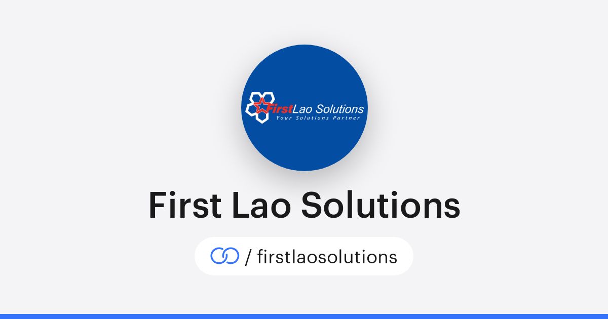 First Lao Solutions (/firstlaosolutions) · solo.to