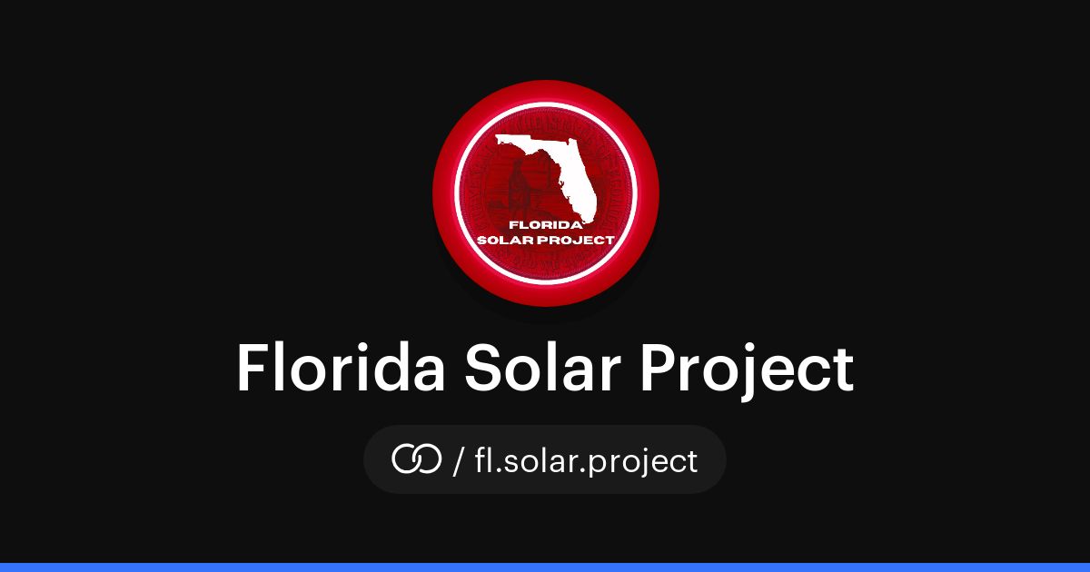 Florida Solar Project (/fl.solar.project) · solo.to