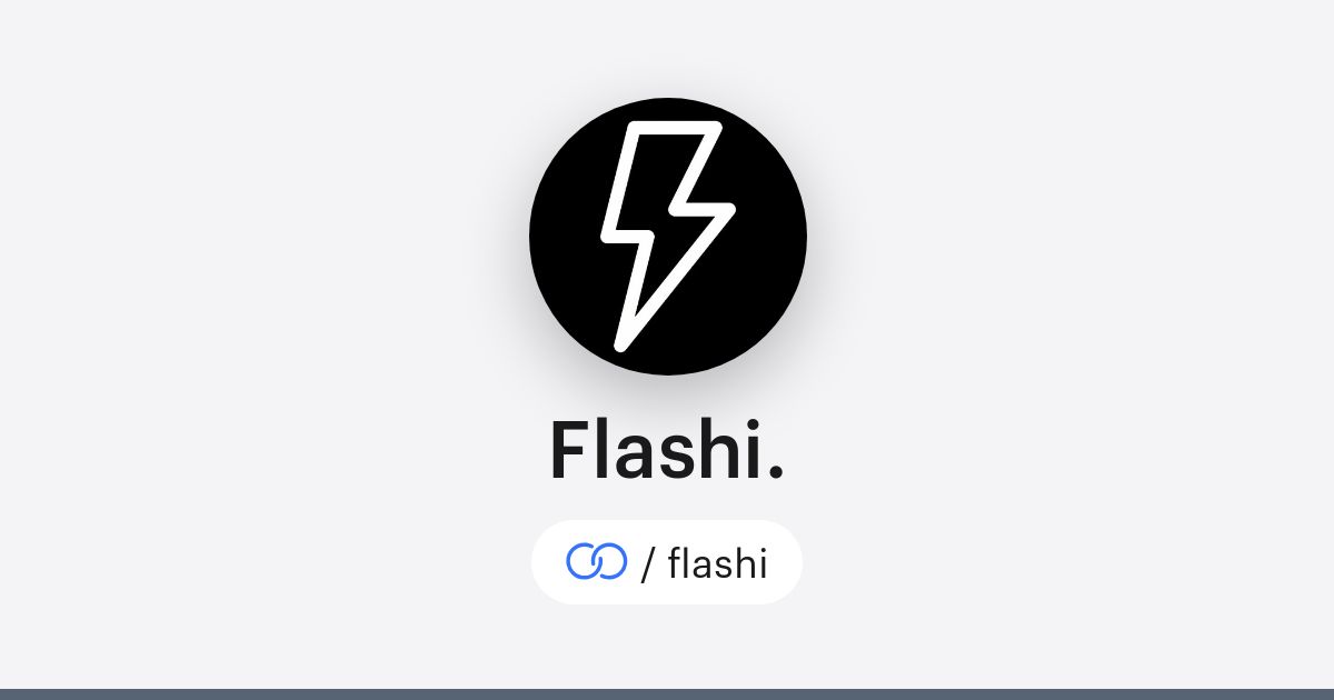 Flashi. (/flashi) · solo.to