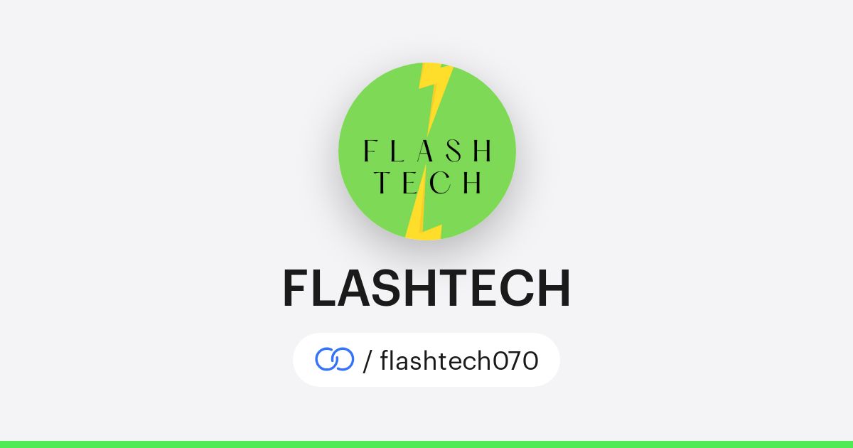 FLASHTECH (/flashtech070) · solo.to